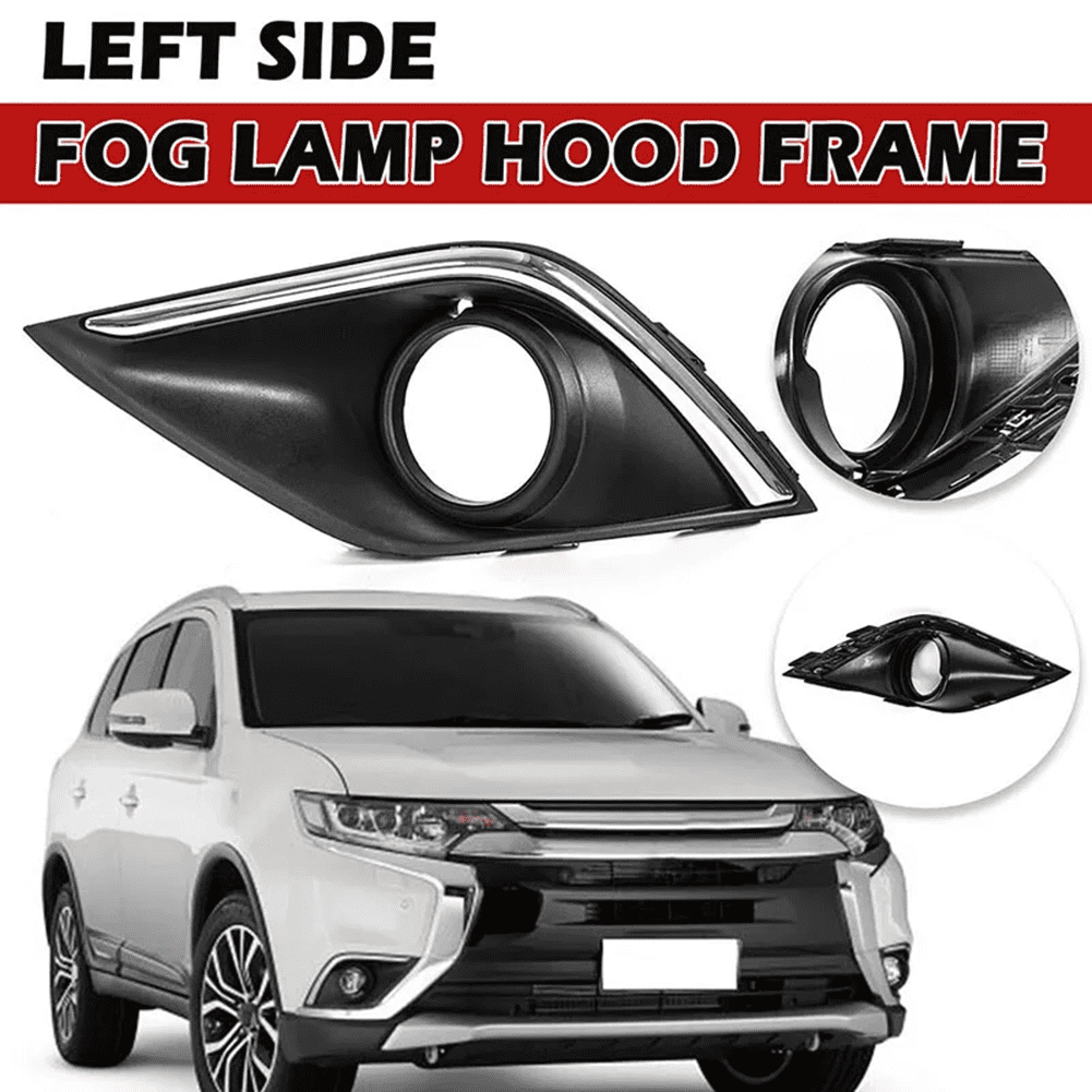 BTOER Car Lower Bumper Fog Light Cover Grille For for Outlander 2016 ...