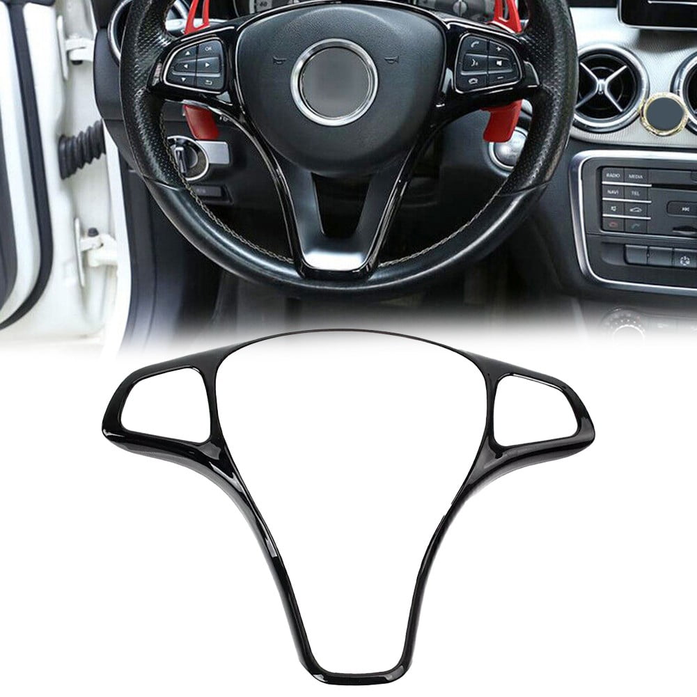 BTOER Car Steering Wheel Trim Cover For Mercedes for Benz A B C E GLA ...