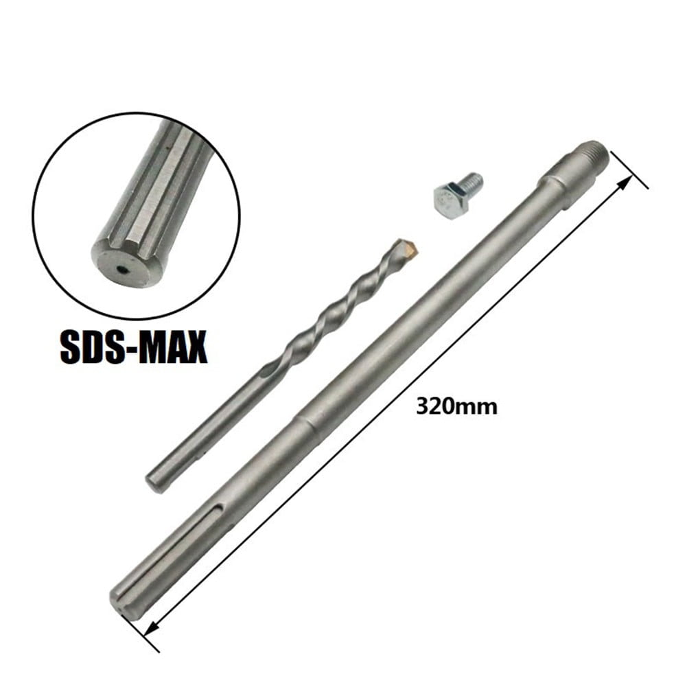 BTOER Carbide Round Rod Hex SDS-Max Shank Concrete Stone Wall Hole Saw ...
