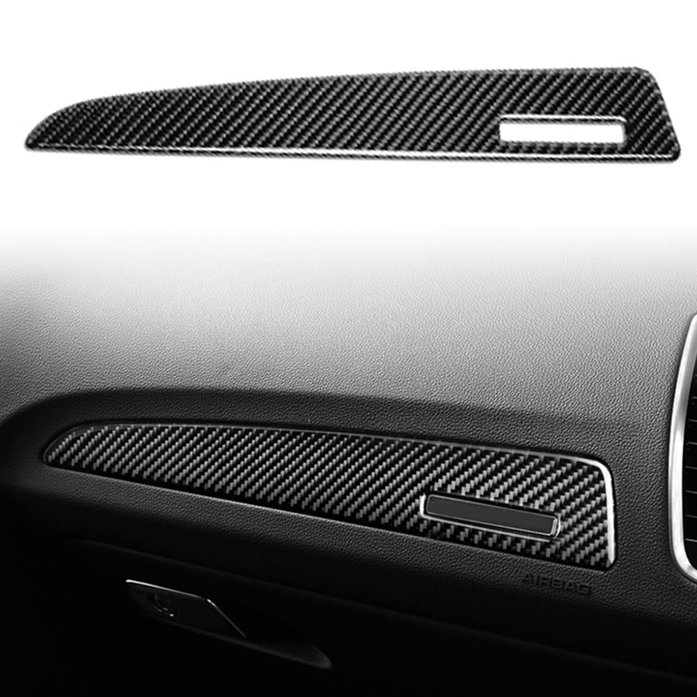BTOER Carbon Fiber -For Pilot Dashboard Strip Trim Cover For Q5 2010-18 ...