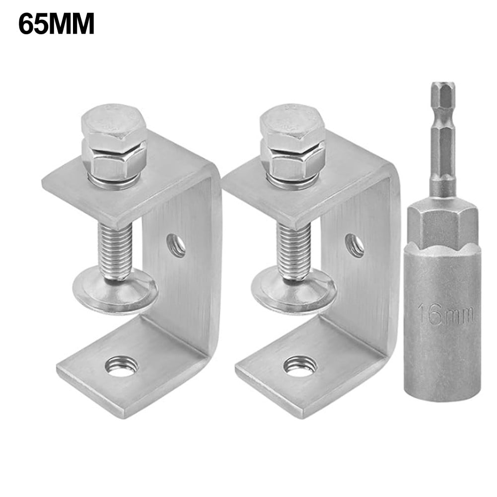 BTOER Carpentry Clip Heavy Duty Clamps to Open Stainless Work C-clamps ...