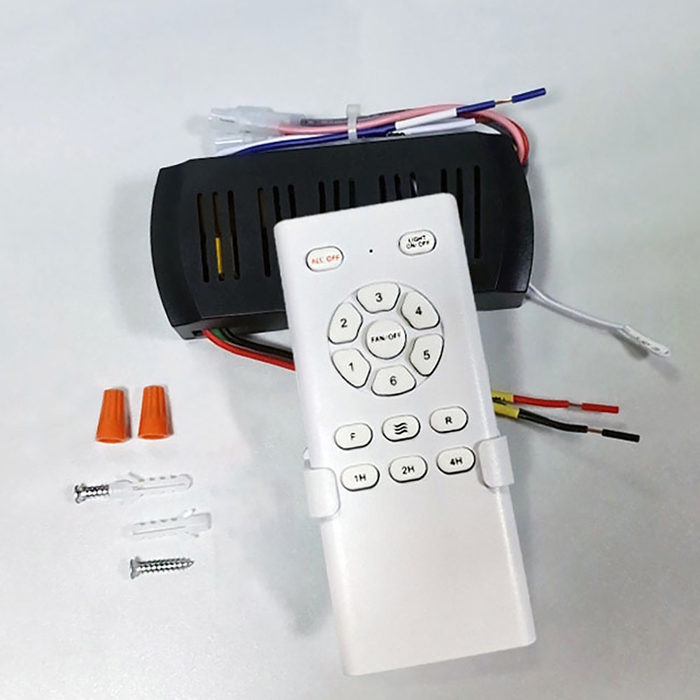 BTOER Ceiling Fan Remote Control Kit Ceiling Fan Light Timing Speed ...
