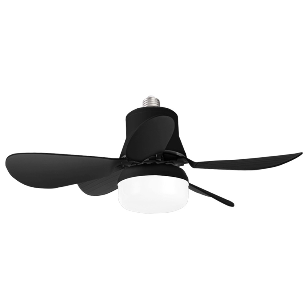 BTOER Ceiling Socket Fan Light with Remote Stepless Dimming for Bedroom ...