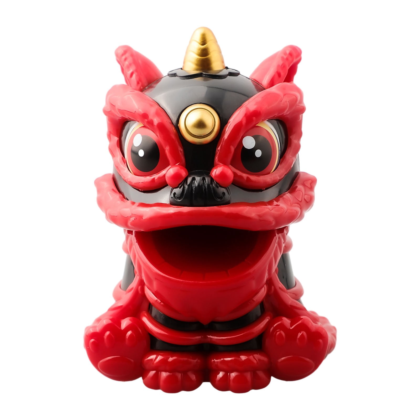 BTOER Chinese Style Lion Dance Solar Car Dashboard Ornament for Wealth ...