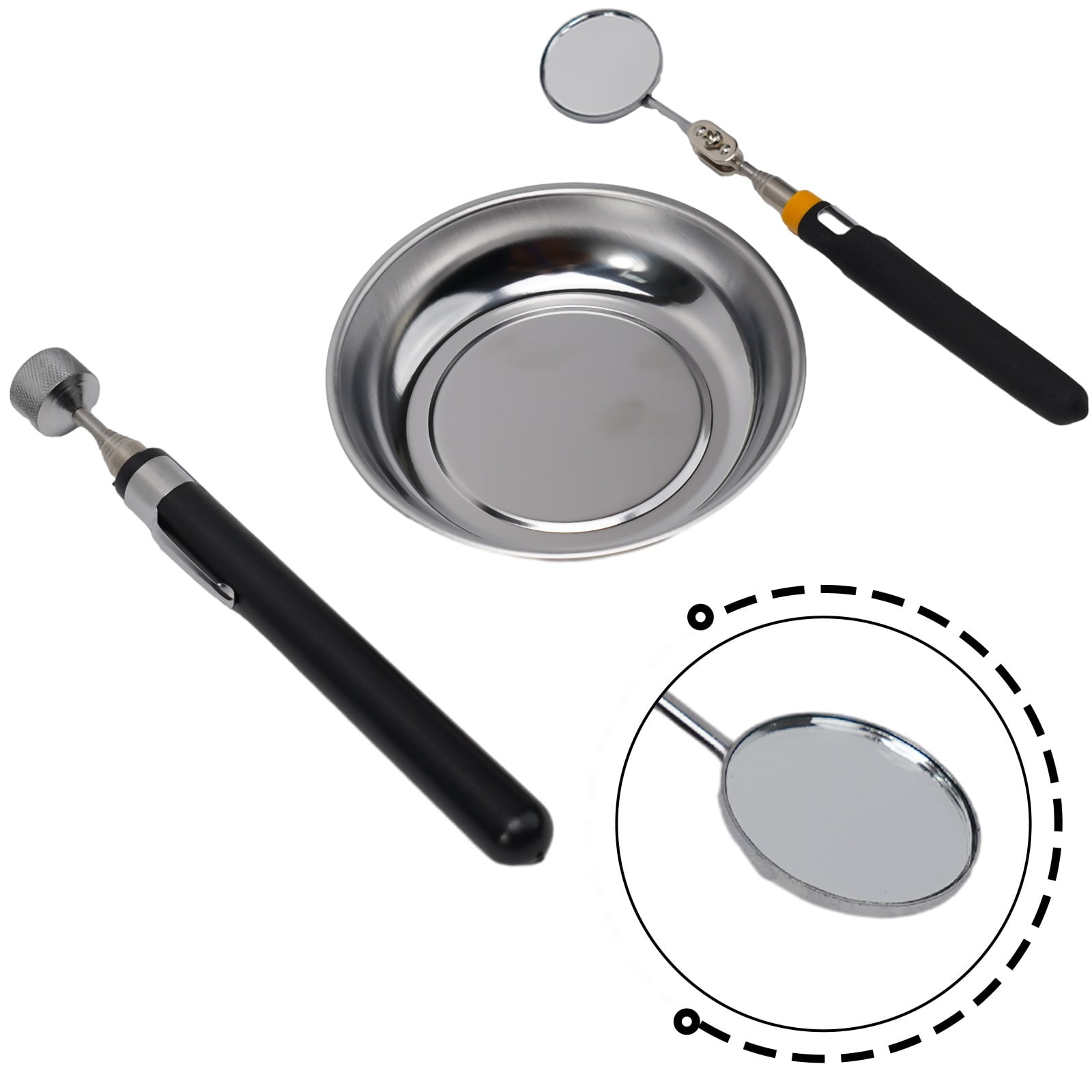 BTOER Convenient Magnetic Metal Parts Tray for Quick and Easy For ...