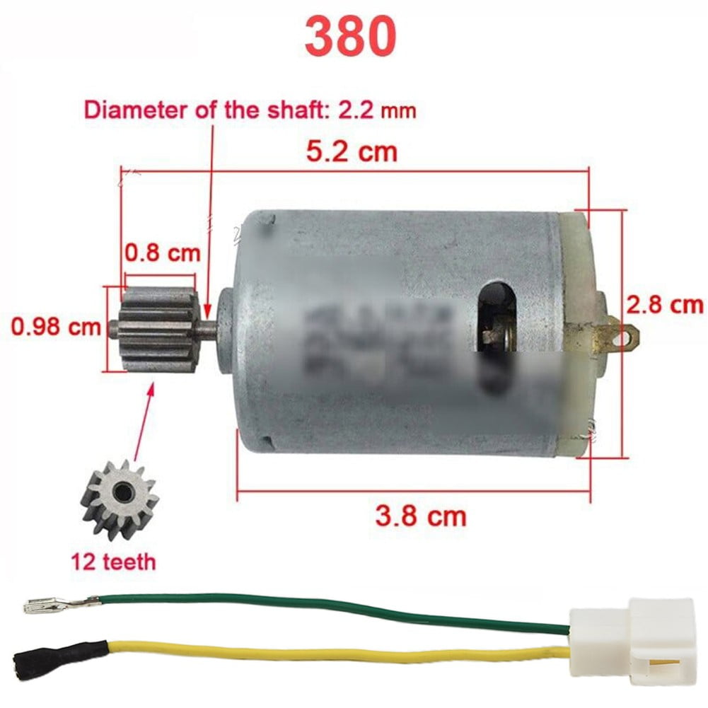 BTOER DC Motor For Kids Electric Car 550 RS390 RS380 RS550 12V 6V DL555 ...