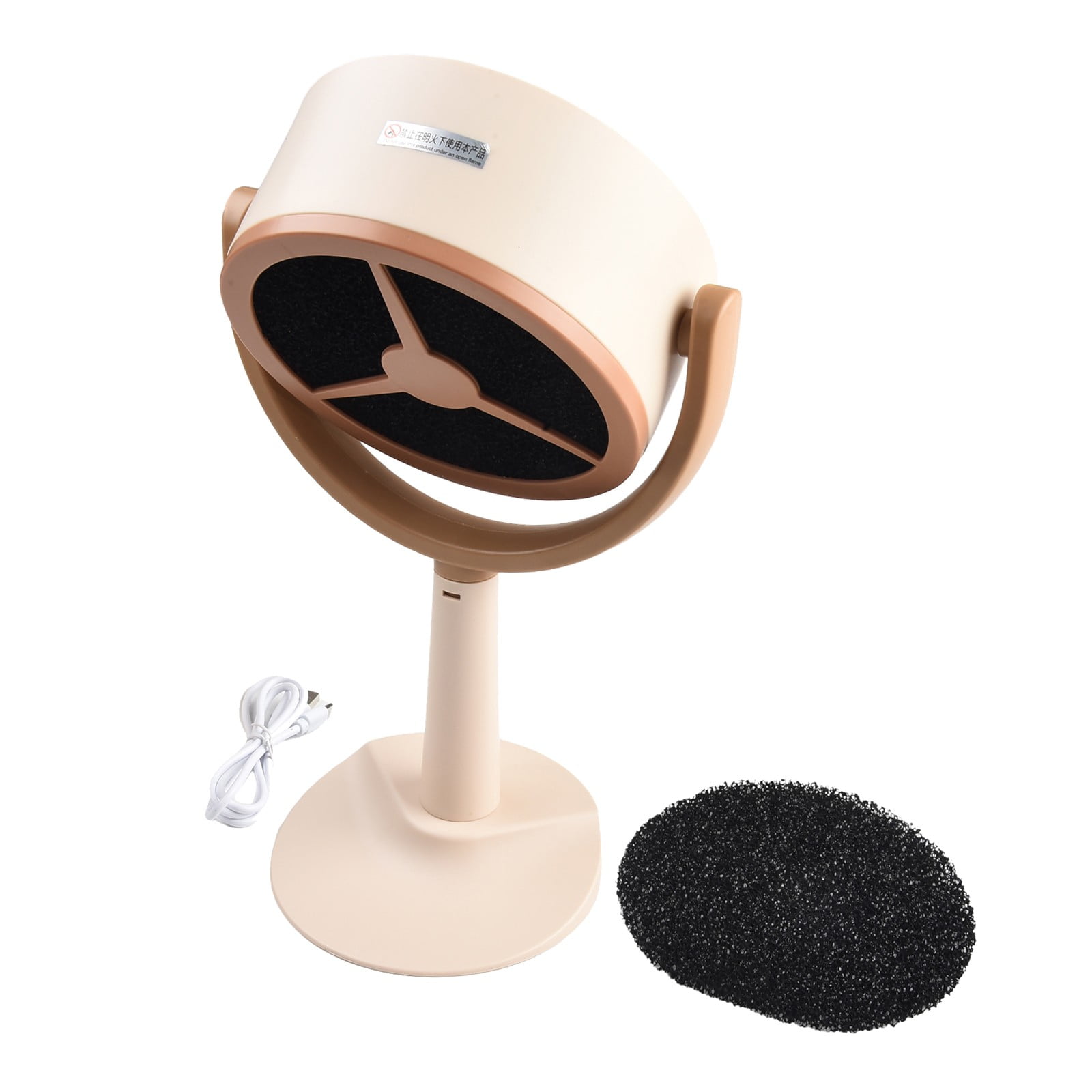 BTOER Desktop Range Hood for Kitchen USB Charging Exhaust Hood Indoor ...