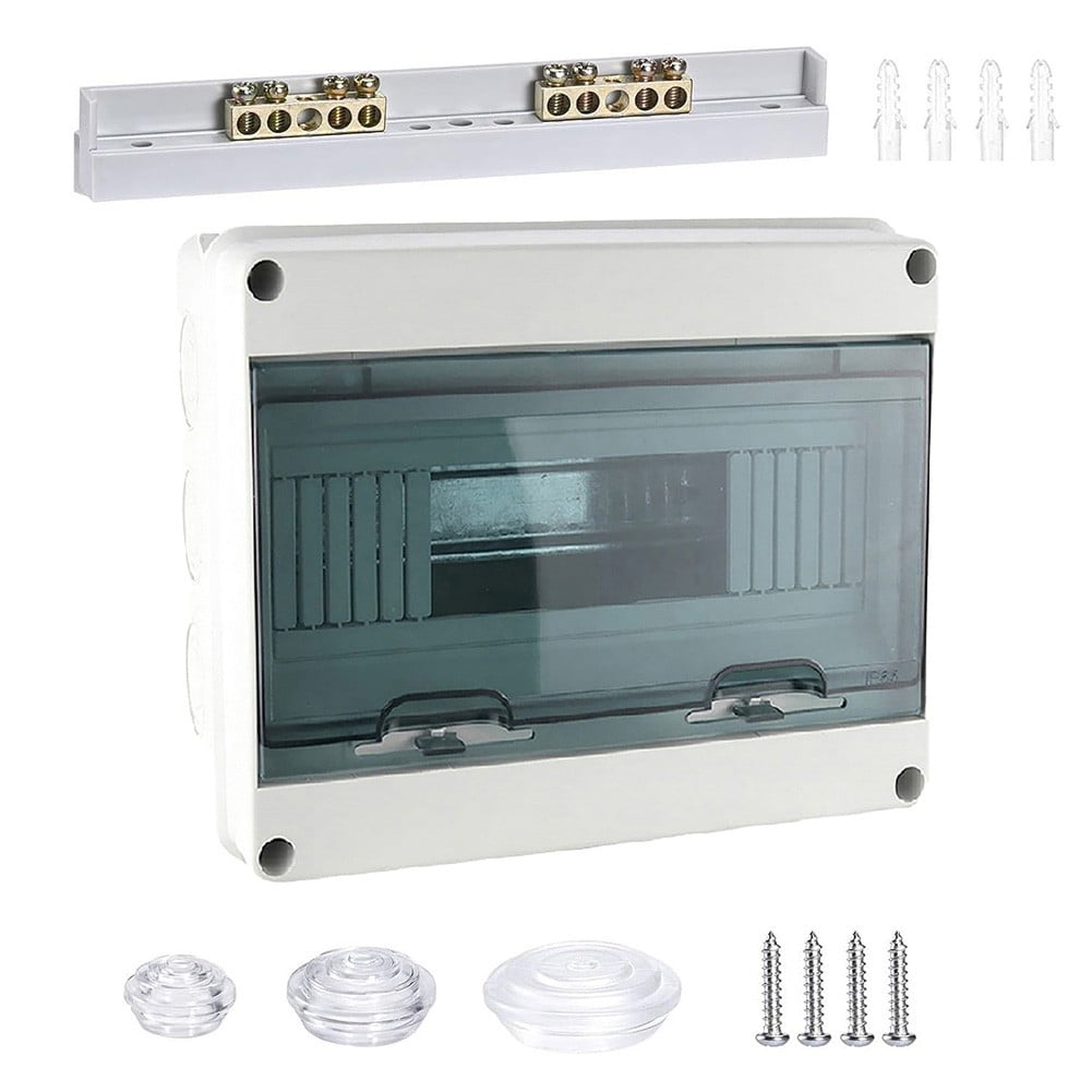 BTOER Distribution Box Surface-Mounted Fuse Box HT Waterproof Distribution Box 12WAY - Walmart.com