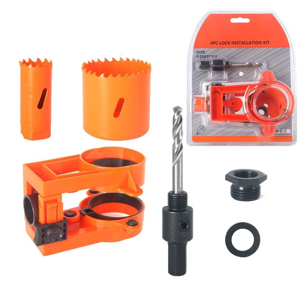 BTOER Door Lock Installation Carbon Steel Hole cutter Wooden Doors with ...