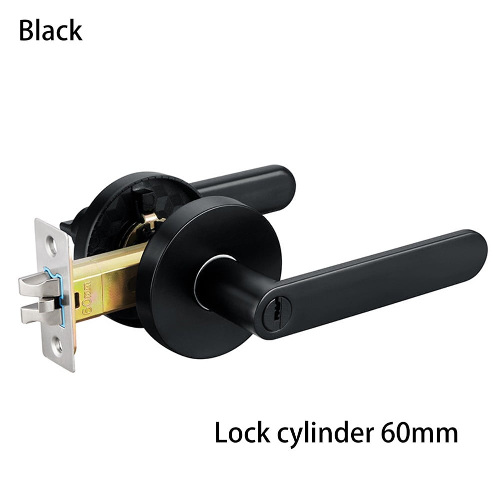 BTOER Door handle lock indoor bedroom bathroom three-pole ball lock ...