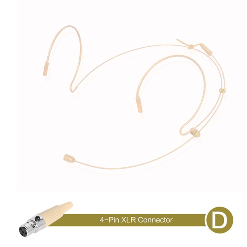 BTOER Double Earhook Headset Micrphone Omnidirectional Condenser ...