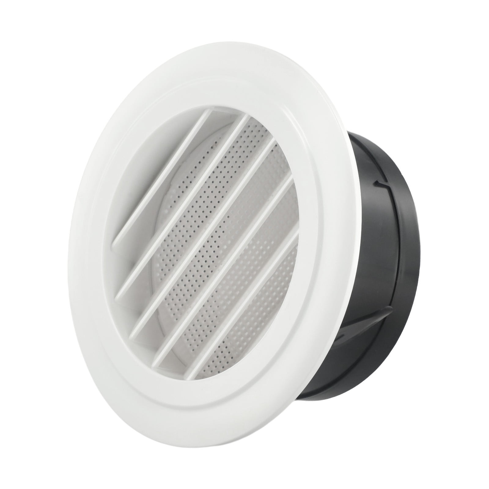 BTOER Duct Vents Round Louvered Vents Interior ABS Grille Ventilation ...