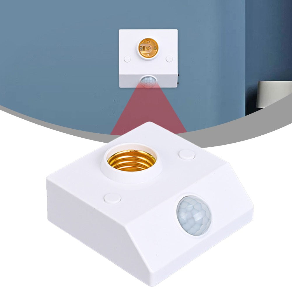 BTOER E27 Base Lamp Holder Automatic Human Body Infrared for IR Sensor ...