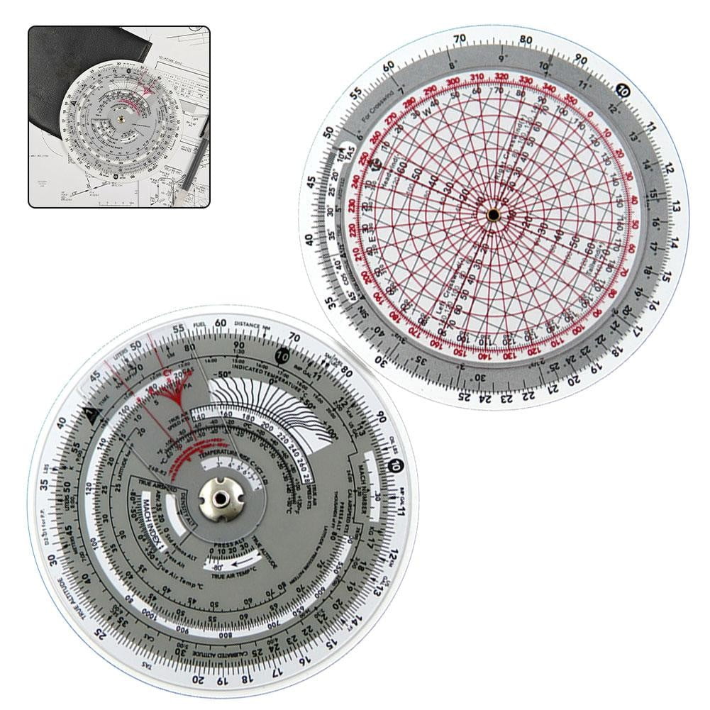 BTOER E6B-R flight computer aviation plotter slide rule for aviation ...