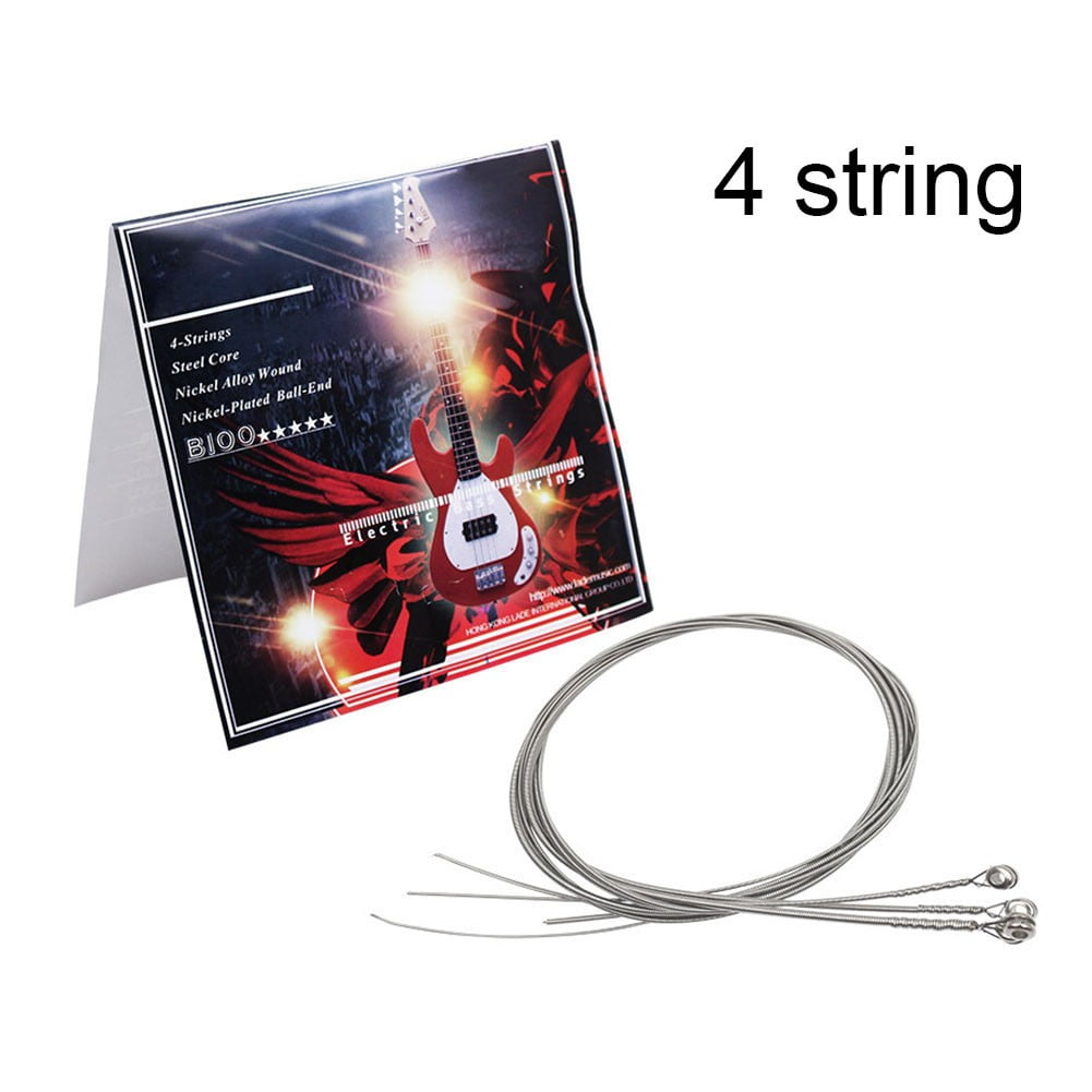 BTOER Electric Bass String Steel Core Nickel-plated Rust-proof 4 ...