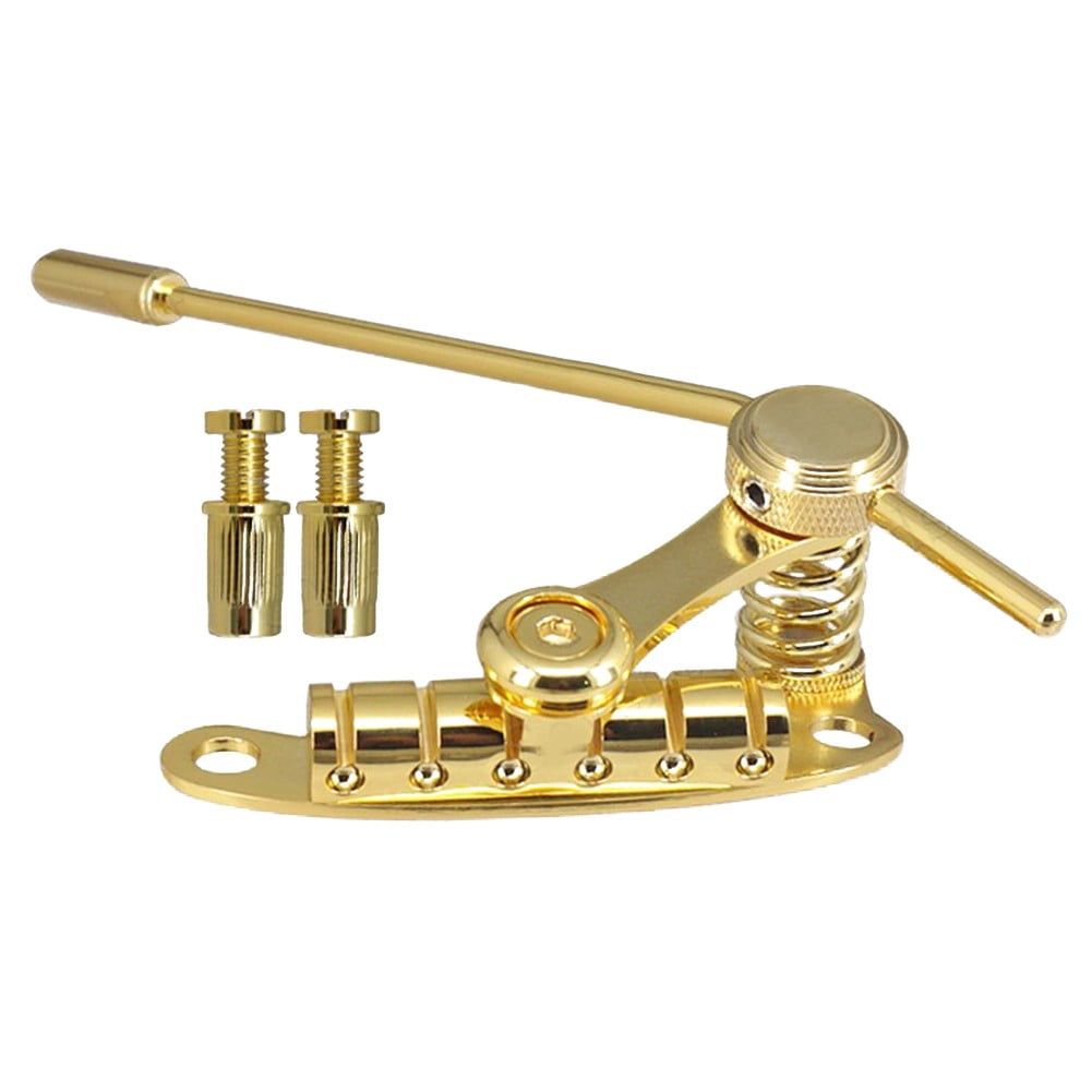 BTOER Electric Guitar Chrome Bridge Stop Bar Tailpiece Tremolo For LP ...