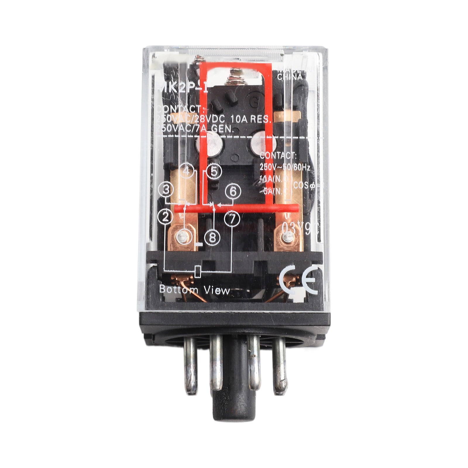 BTOER Electronic Relay For Communication DC 12V Relay 10A Relay Wear ...