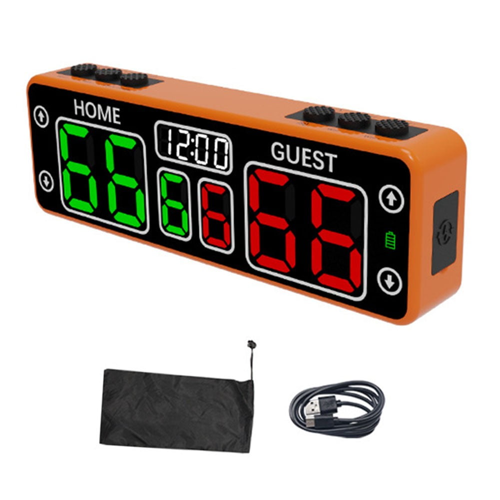 BTOER Electronic Scoreboard LED Scoreboard Rechargeable For Basketball ...