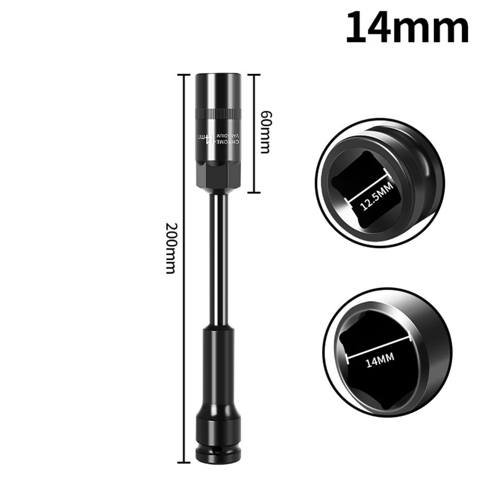 BTOER Extended 12 Electric Wrench Socket: Rust-Proof, Deep Fit for ...