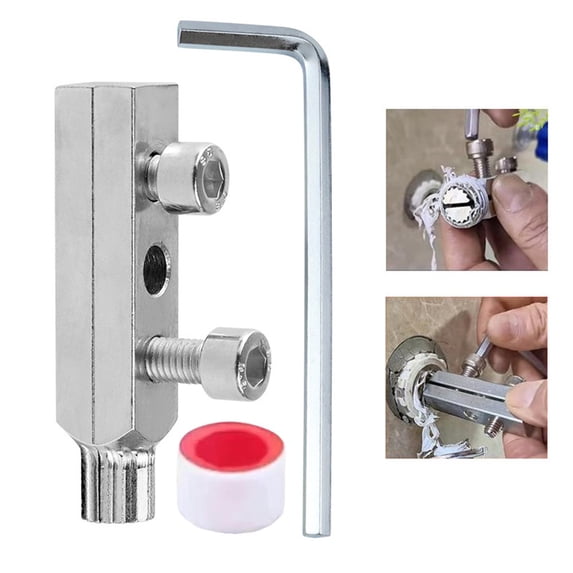 BTOER Faucet angle valve wire extractor tap reverse wire water pipe ...