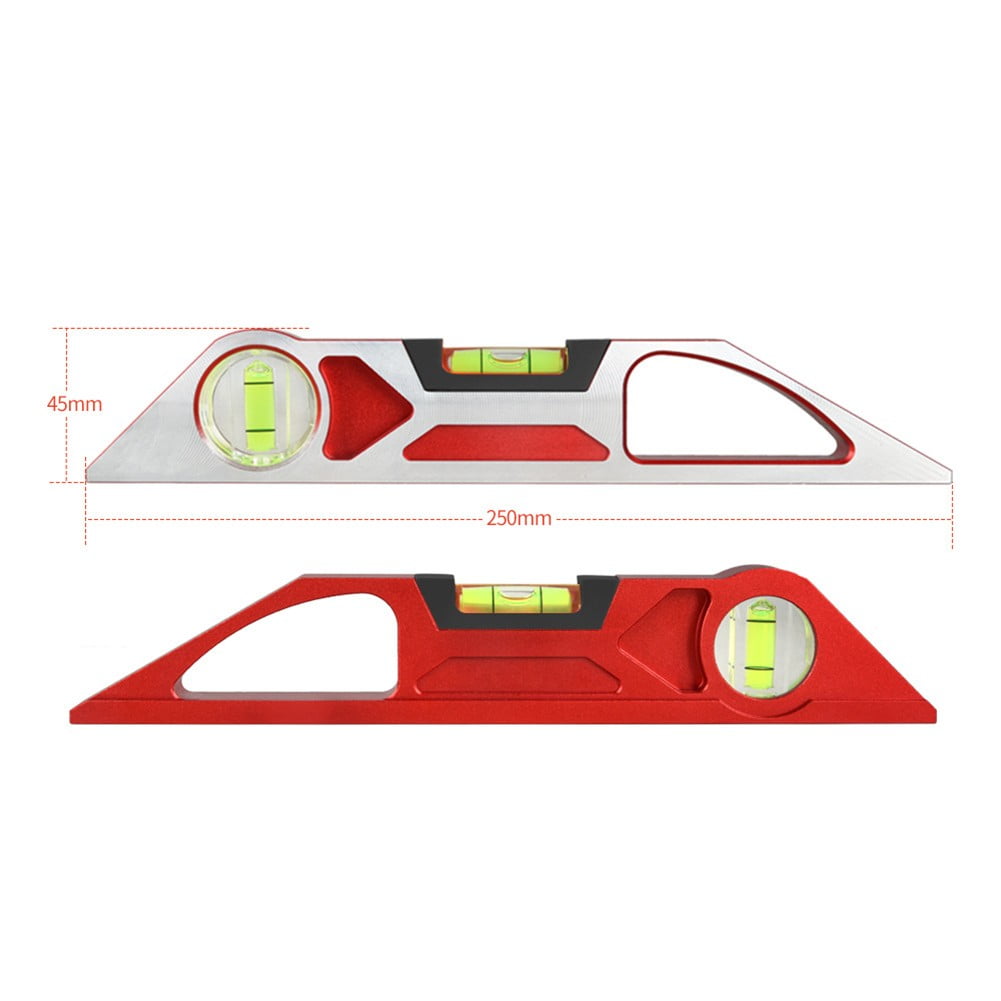 BTOER Fish-shaped Horizontal Ruler Angle level Marking Construction ...