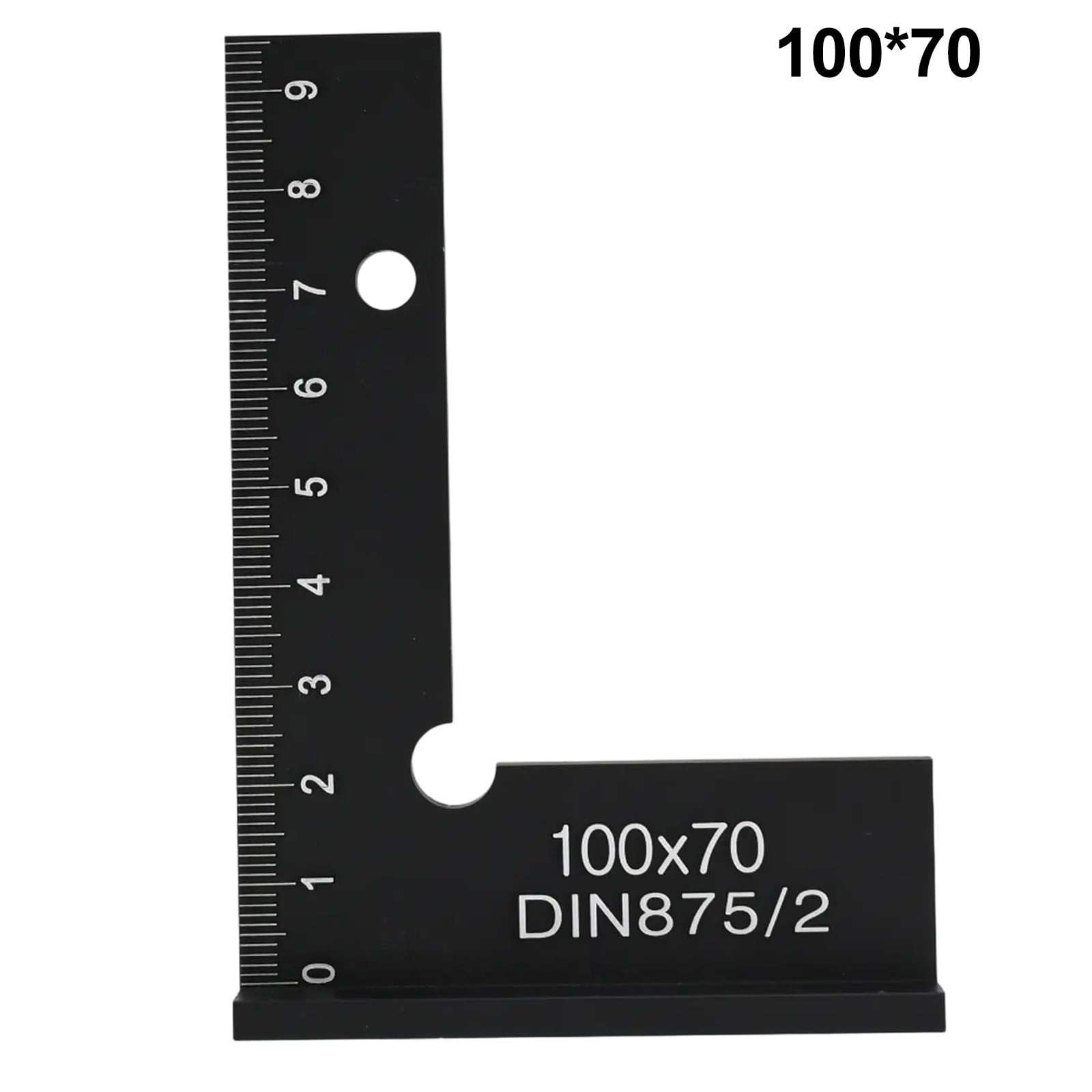 BTOER Flat Edge Square Ruler 90 Degree Woodworking Right Angle Ruler ...