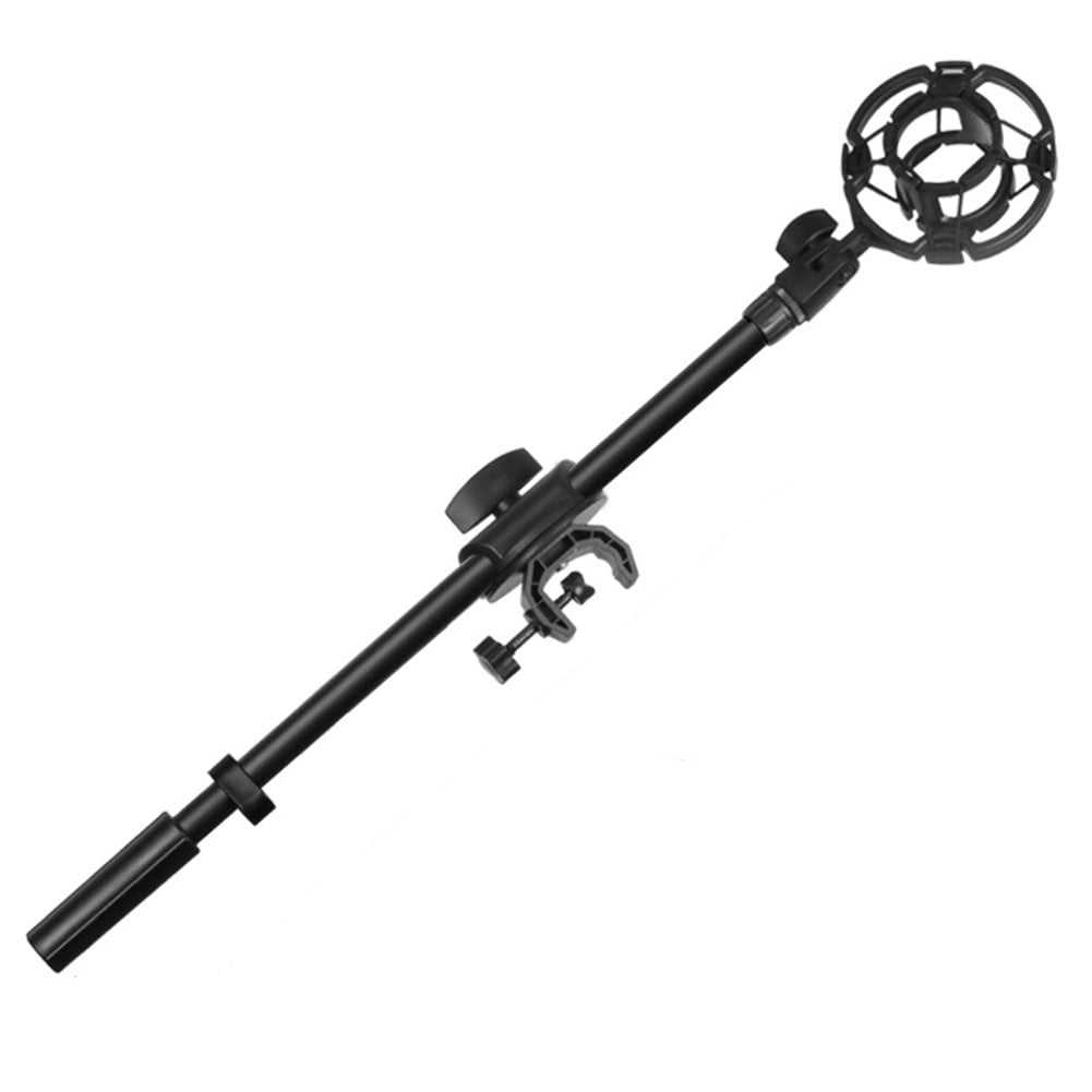 BTOER Flexible Rotating Microphone Stand Mic Clip Phone Holder ...