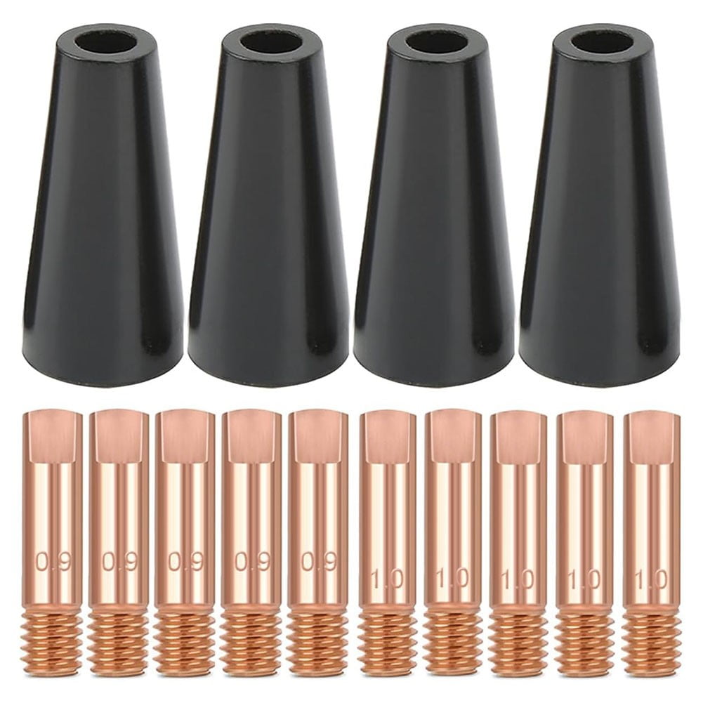 BTOER Flux Core Gasless Nozzle Tips Kit,for MIG Welding Contact Tip 0.9 ...