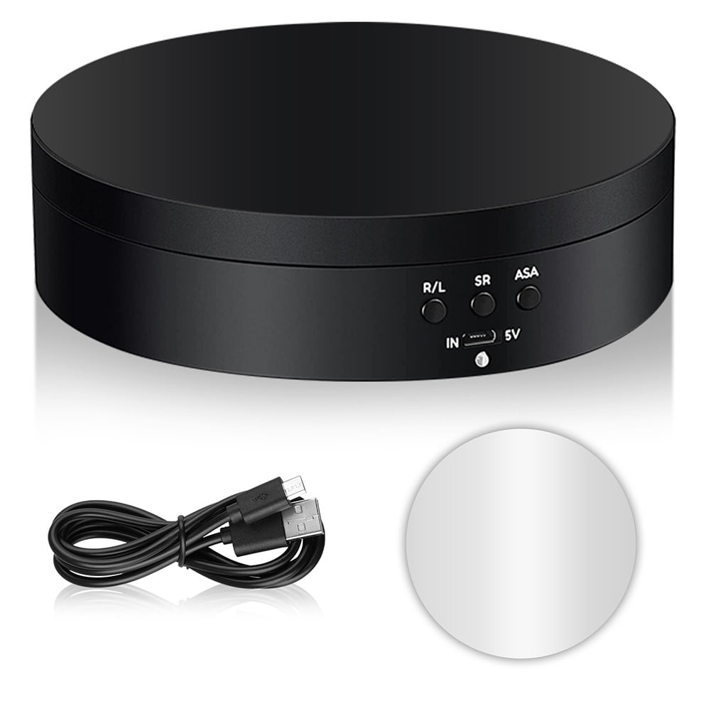 BTOER For 360° Electric Motorized Rotating Display Stand Jewelry ...