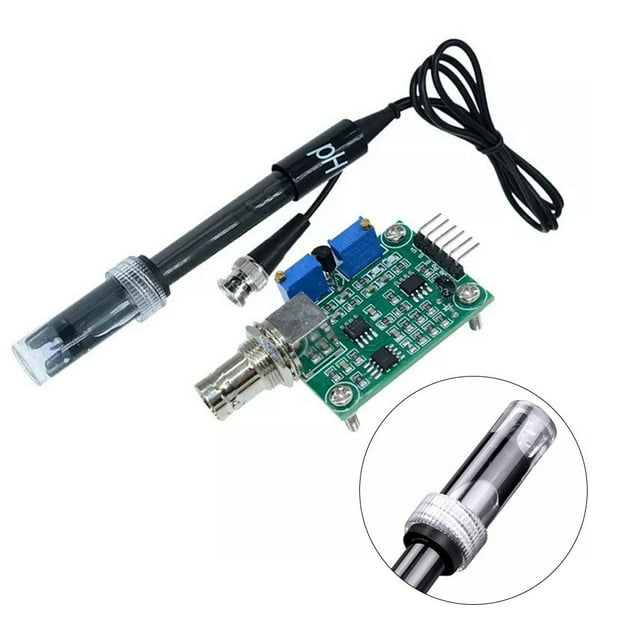 BTOER For PH Module PH Value Detection Sensor Electrode Probe PH ... BTOER For PH Module PH Value Detection Sensor Electrode Probe PH ...