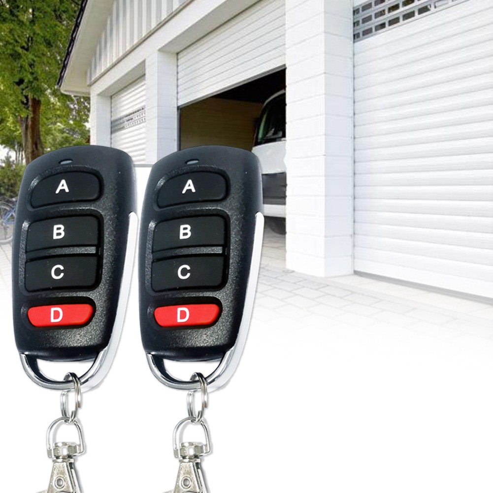 BTOER Garage door code copy waterproof metal four-button copy wireless ...