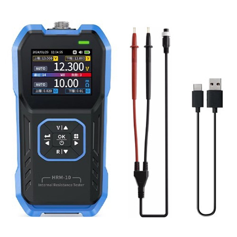 BTOER HRM-10 Internal Resistance Meter High for Precision Voltage ...