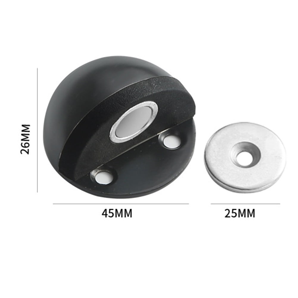 BTOER Heavy-Duty Magnetic Door Stoppers - 2 Pack Stainless Steel with ...