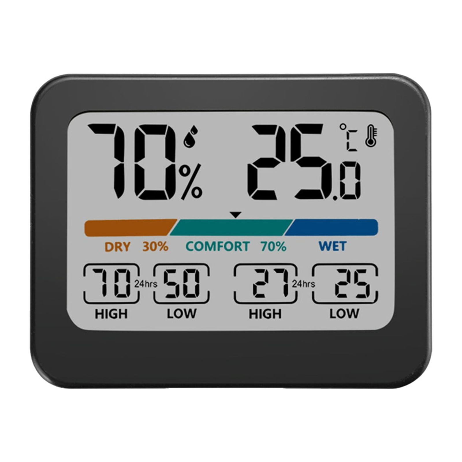 BTOER Humidity and Temperature Monitor - Digital Indoor Thermometer ...