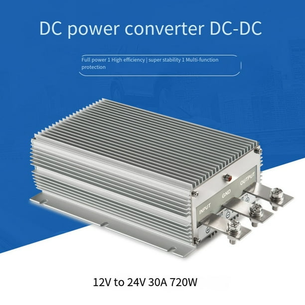 BTOER IP68 12VDC to 24VDC 30A Step-Up Power Supply 720W DC Converter ...