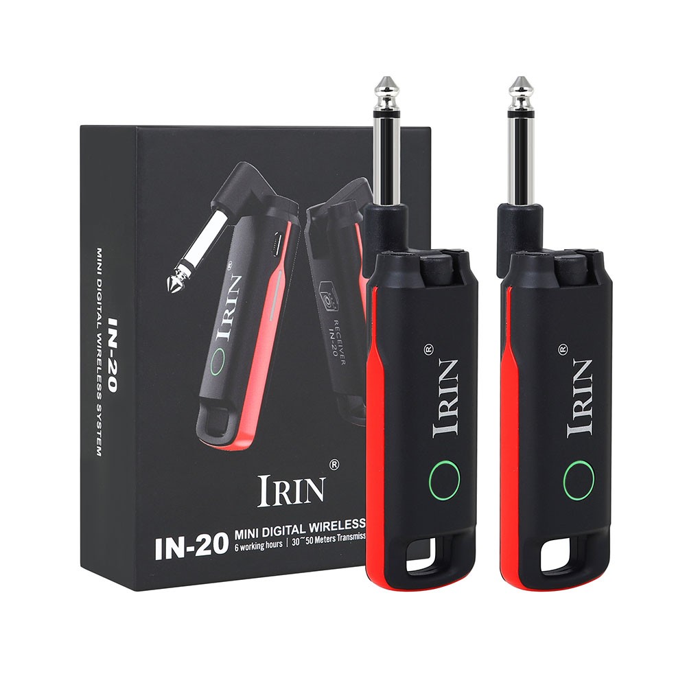 BTOER IRIN Rechargeable Wireless Guitar Transmitter Receiver For ...