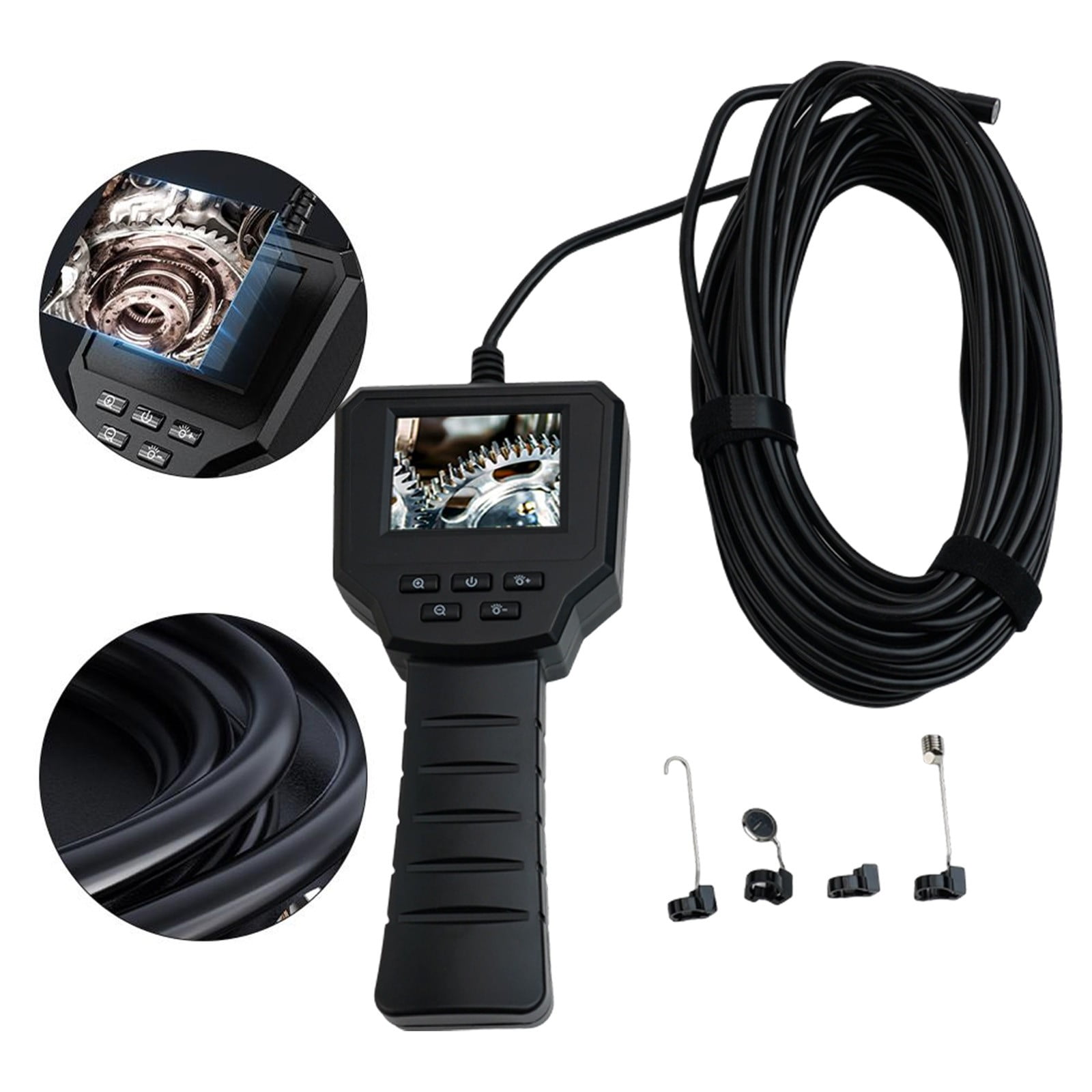 BTOER Industrial Borescope Camera IPS Screen HD1080P Sewer Inspection ...