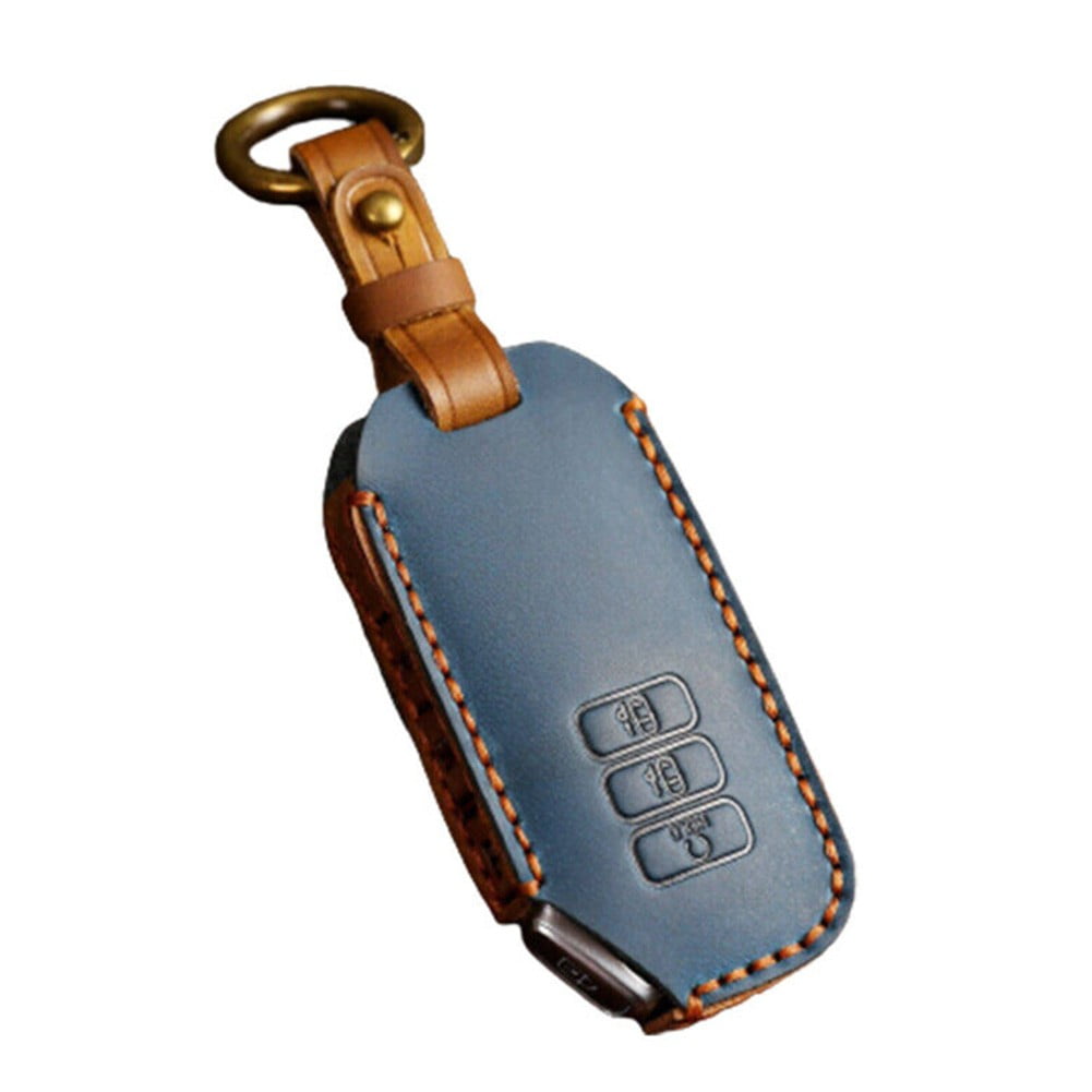 BTOER Leather Remote Car Key Cover Case Fob Case Cover for Kia EV6 7 ...