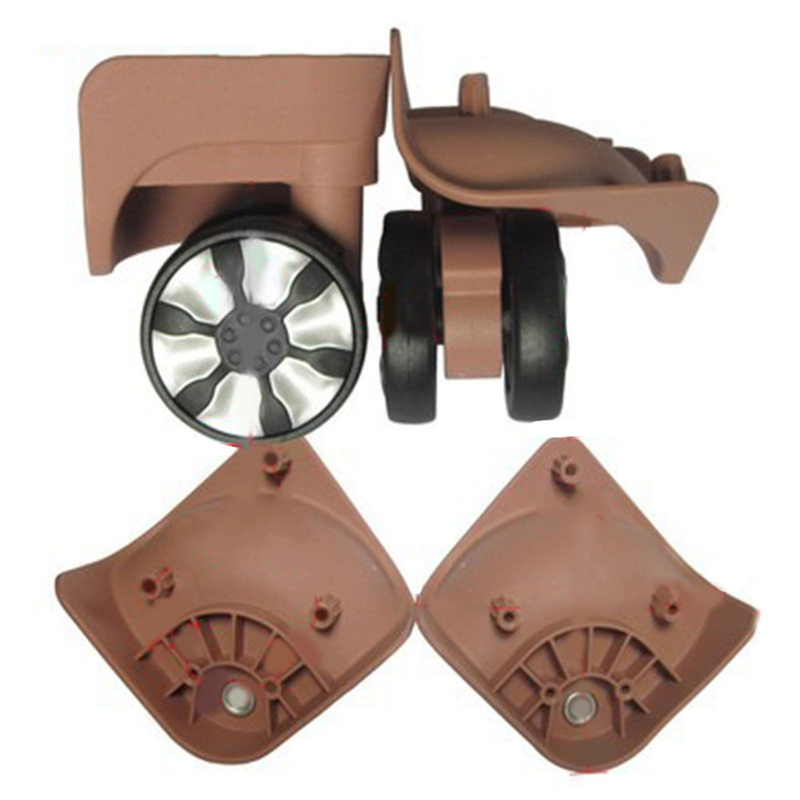 BTOER Luggage Replacement Wheels Suitcase Part Spinner Wheel Swivel ...