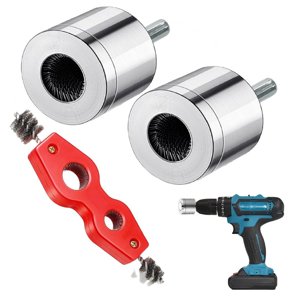 BTOER Metal Copper Pipe Cleaner Tube Cleaning Brush For Plumbers ...