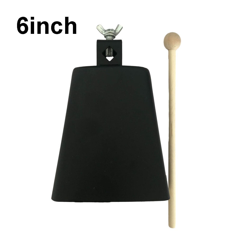 BTOER Metal Cowbell with Mallet 456inch Percussion Musical Instrument ...