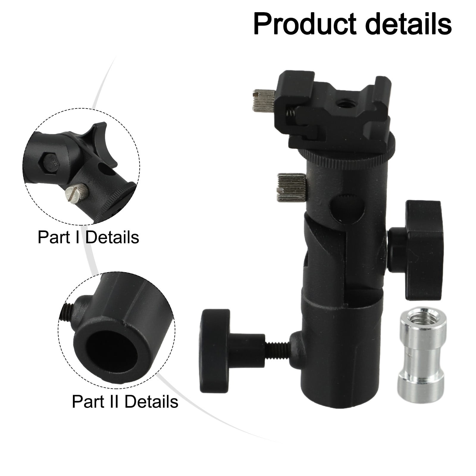 BTOER Metal umbrella stand flash mounting bracket suitable for soft ...