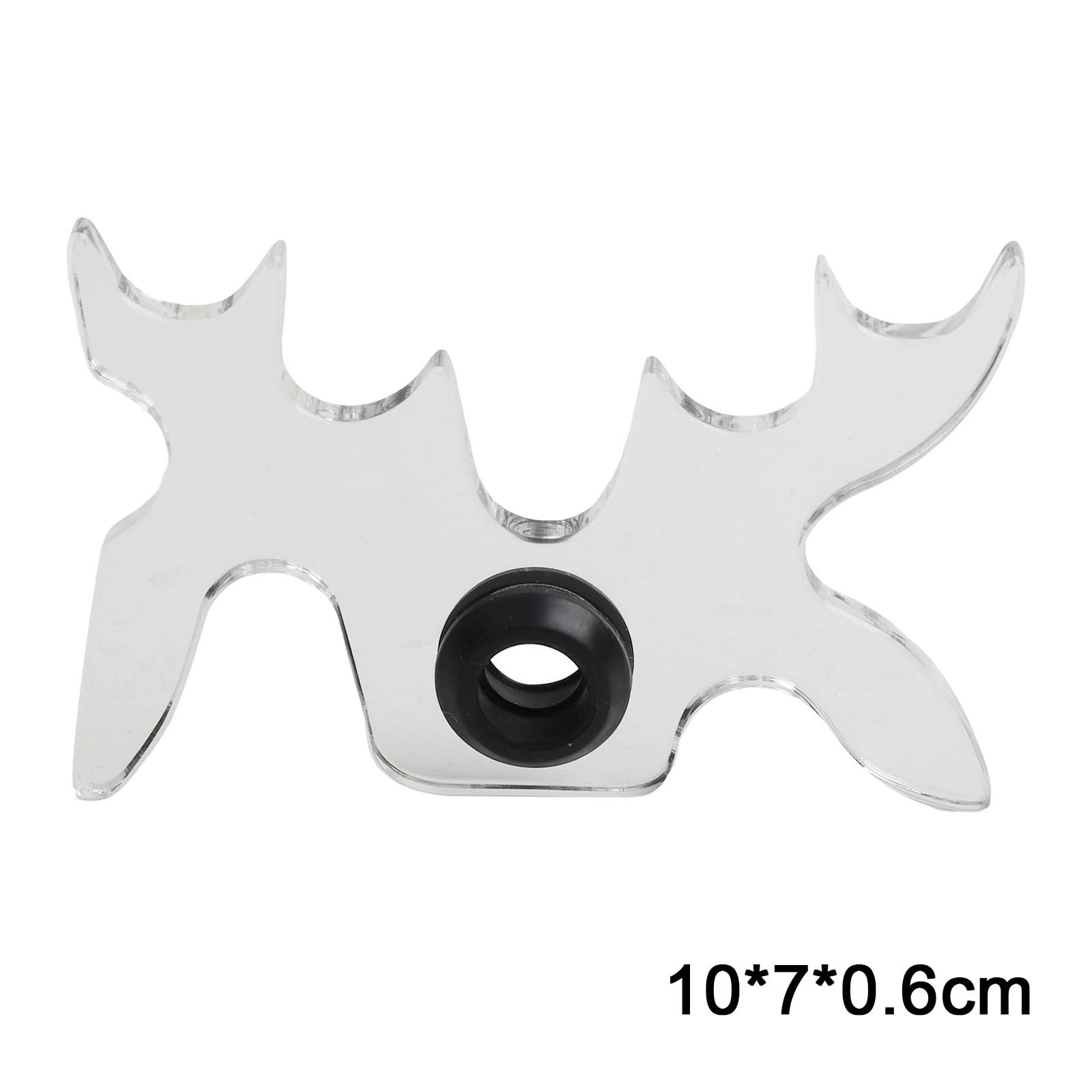 BTOER Moose Head Shape Billiard Bridge Head Portable Clear Acrylic ...