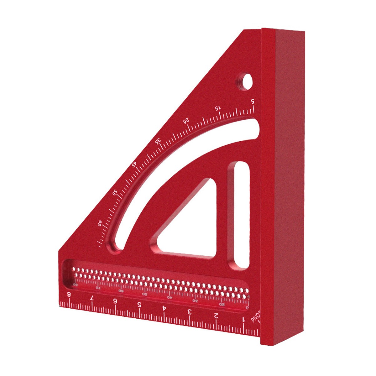 BTOER Multi-Angle Triangle Ruler Measuring Ruler Aluminum Woodworking ...