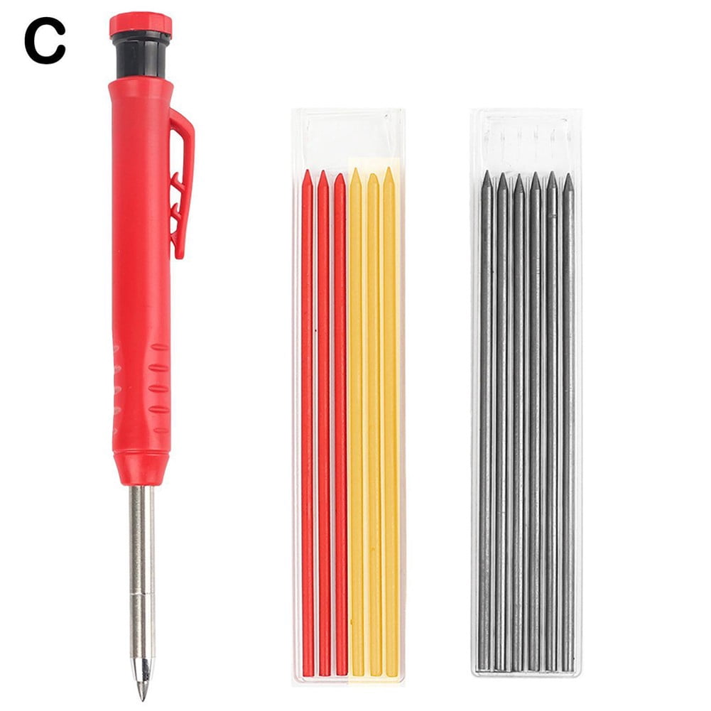 BTOER Multi-box Refill Carpenter Marker Pencil Set Woodworking Deep ...
