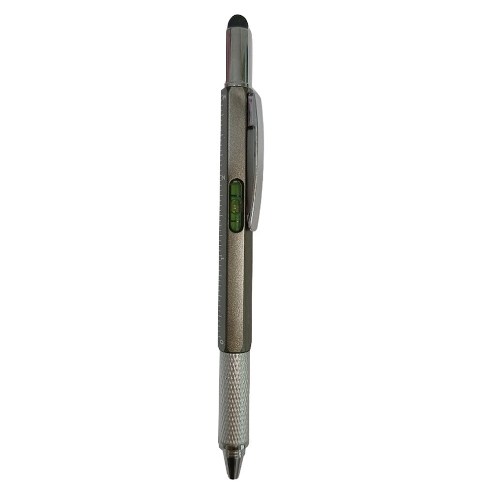 BTOER Multi-function Tool Pen Level Scale Touch screen 6in1 Metal ...