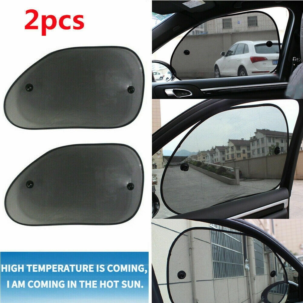 BTOER Pair Car Side Casement Black Mesh Sun Shade Visor Anti- Cover ...