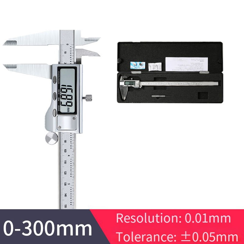 BTOER Precision Stainless Steel Electronic Digital Vernier Caliper ...