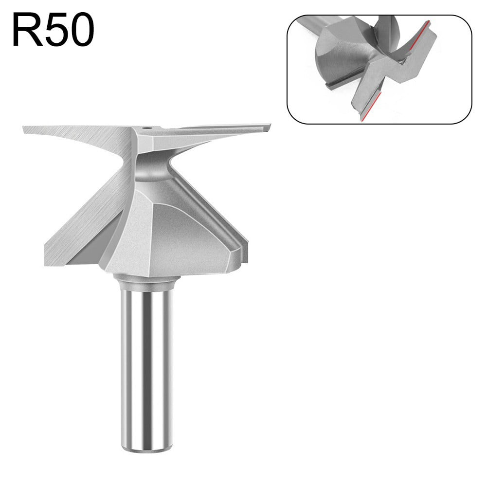 BTOER Professional Grade R50 Arc Bending Cutter Router Bit for Curved ...
