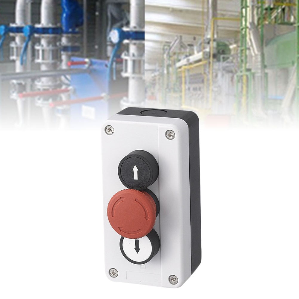 BTOER Push button switch power control box stop start stop 22mm ...